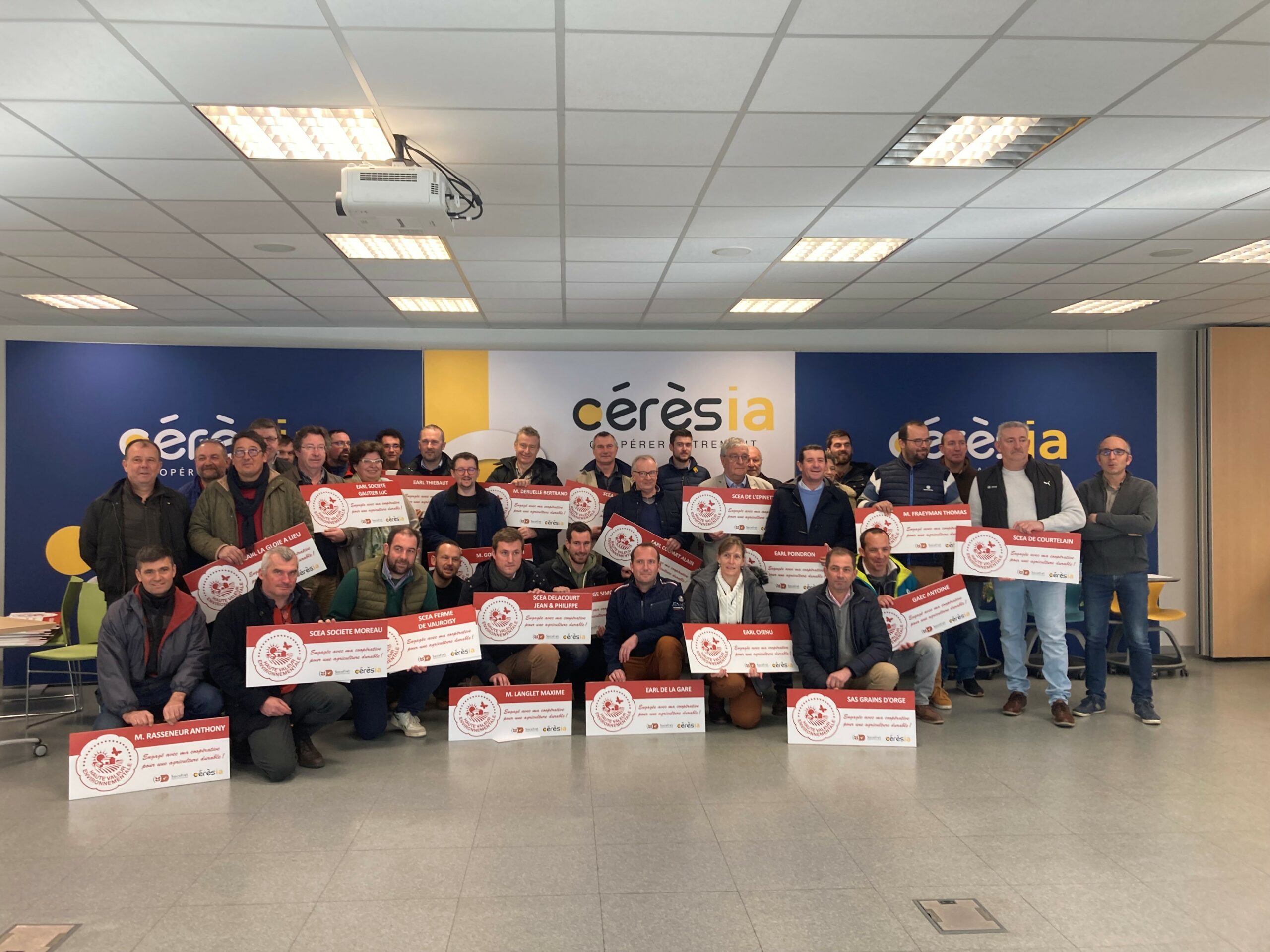 Cérèsia remet 60 certifications Haute Valeur Environnementale à ses ...